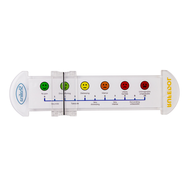 Custom Printed Plastic Medical Pain Scale Ruler - Buy Pain Scale Ruler ...