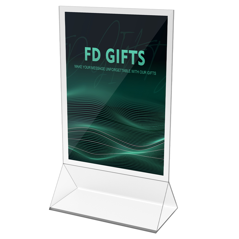 Acrylic Table Sign Counter Top Menu Card Display Sign Stand - Buy Menu ...