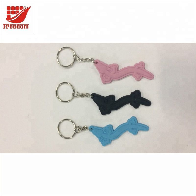 Customized Shape Rubber PVC Key Chain