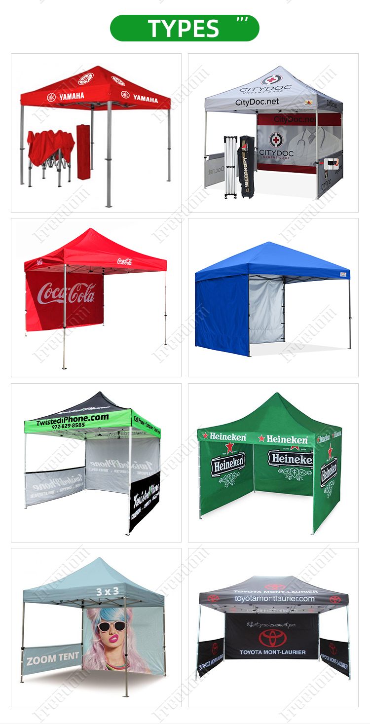 Custom Design Trade Show Tent Portable Advertising Tent Folding Gazebo ...