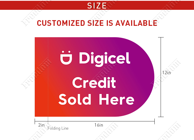 Custom Logo Printing Metal Art Wall Sign Outdoor Advertising Aluminum ...