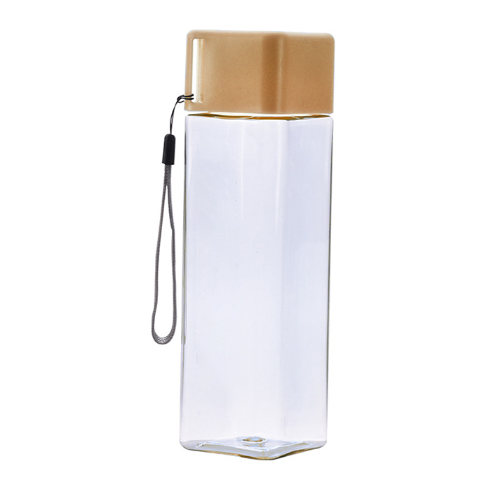 Wholesale Clear Drinking Water Bottle Frosted Plastic Square Water ...