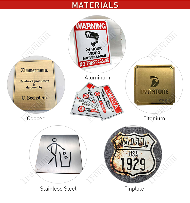 Custom Logo Printing Metal Art Wall Sign Outdoor Advertising Aluminum ...