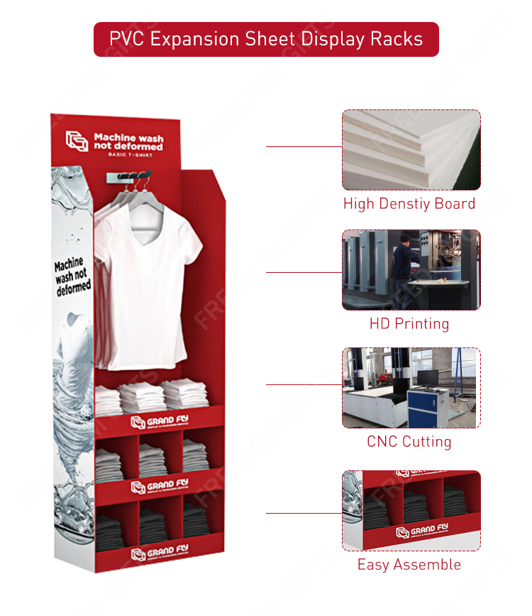 4-Layer PVC Expansion Sheet Foam Board Display Stand for Advertising ...