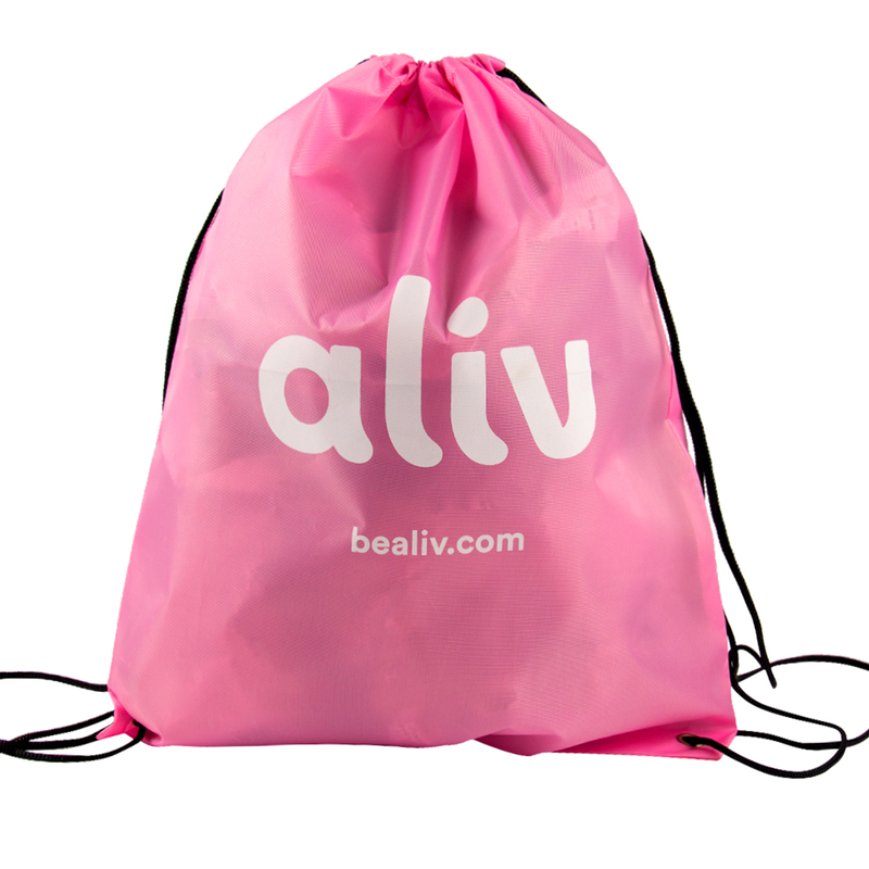 Custom 210D Polyester Drawstring Bag Silk Print Drawstring Backpacks ...