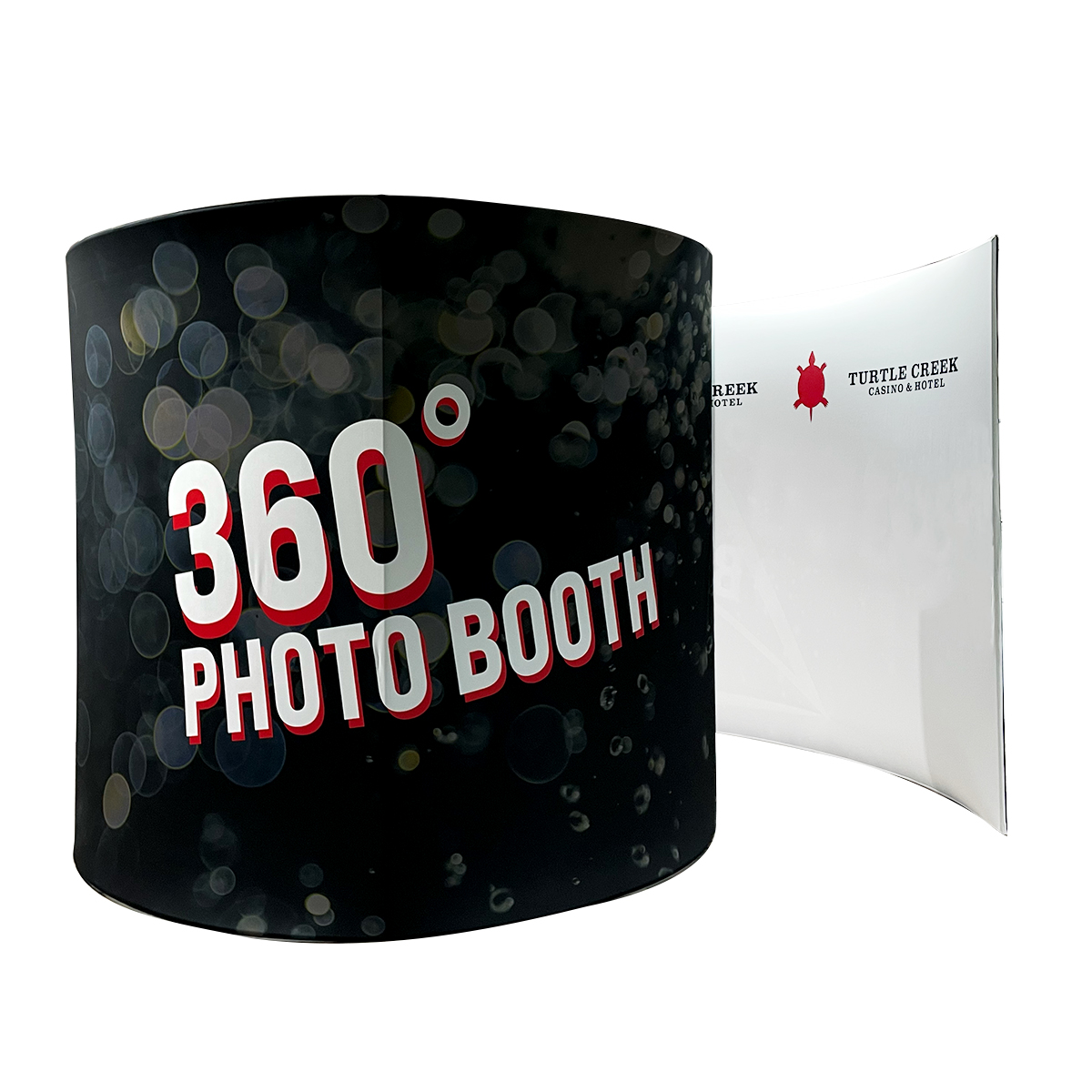 Custom Logo Portable Tension Fabric Trade Show 360 Photo Booth ...