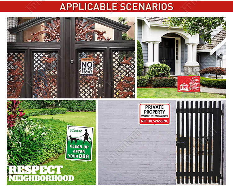 Custom Logo Printing Metal Art Wall Sign Outdoor Advertising Aluminum ...