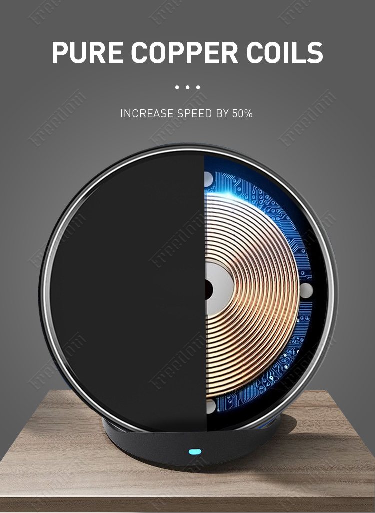 Custom Magic Circle QI Wireless Charger 10W Mobile Phone Fast Charge ...