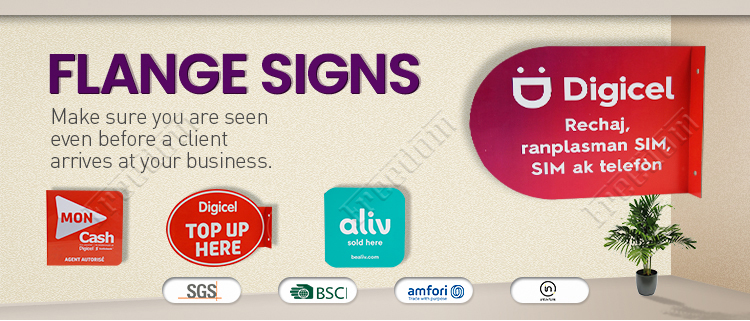 Custom Logo Printing Metal Art Wall Sign Outdoor Advertising Aluminum ...