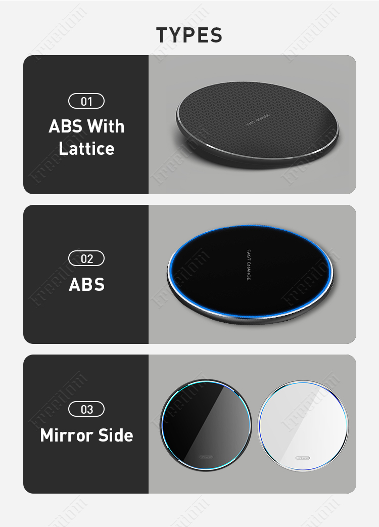 Custom Magic Circle QI Wireless Charger 10W Mobile Phone Fast Charge ...